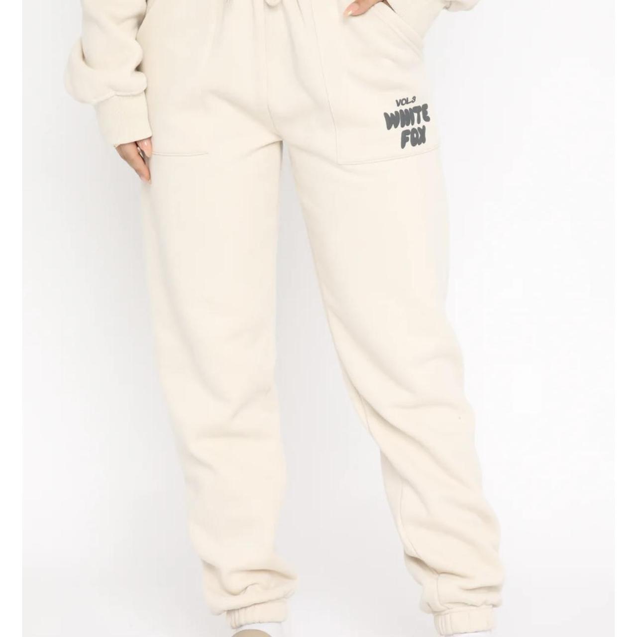 White fox boutique Offstage trackies Pebble. Worn... - Depop