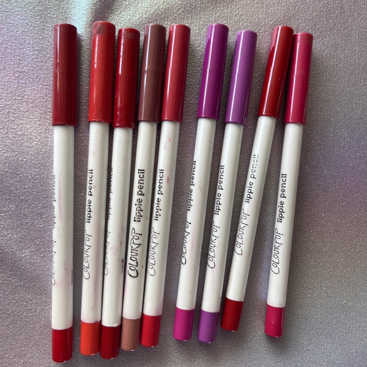 Colourpop lip pencils bundle various shades - a... - Depop
