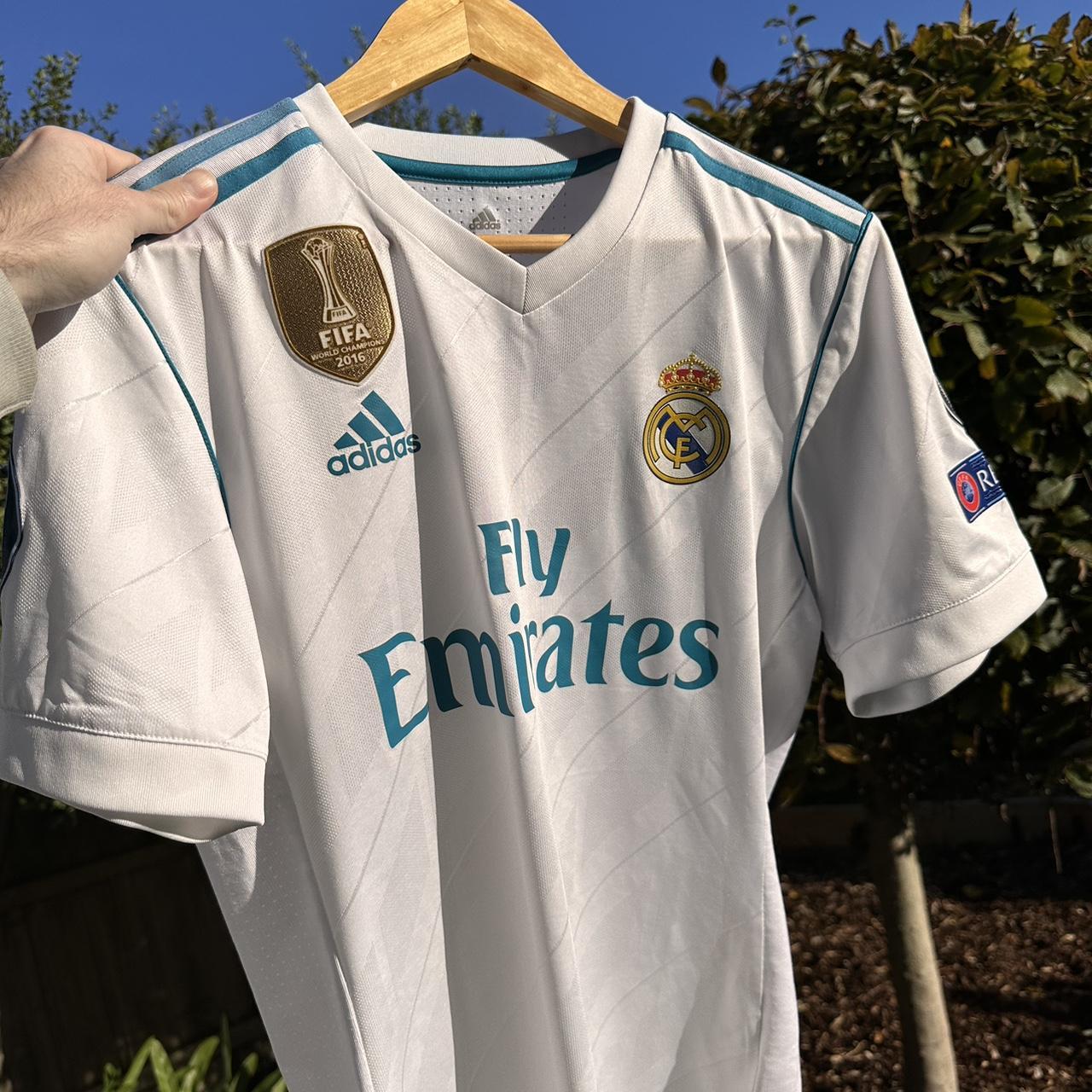 Adidas Real Madrid Marcelo football jersey with 2016... - Depop