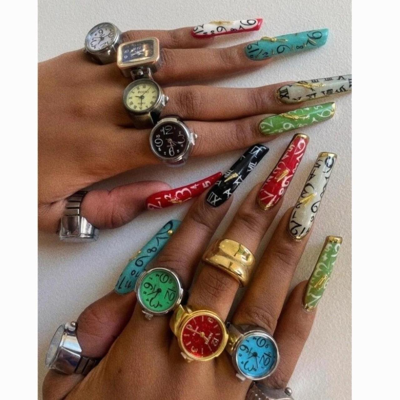 Y2K Vintage Chunky Maximalist Watch/Clock... | Depop