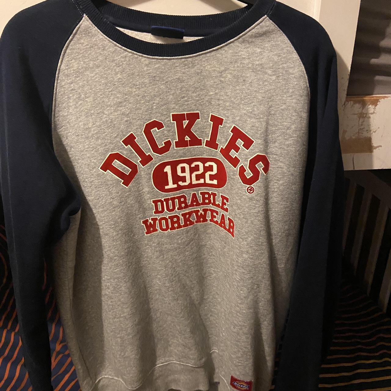 Vintage dickies sweatshirt size Large Snug fit but... - Depop