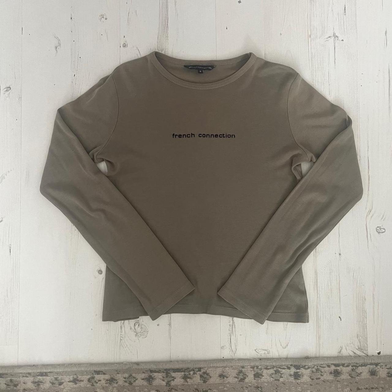 french connection long sleeve top shown on a size 8 - Depop