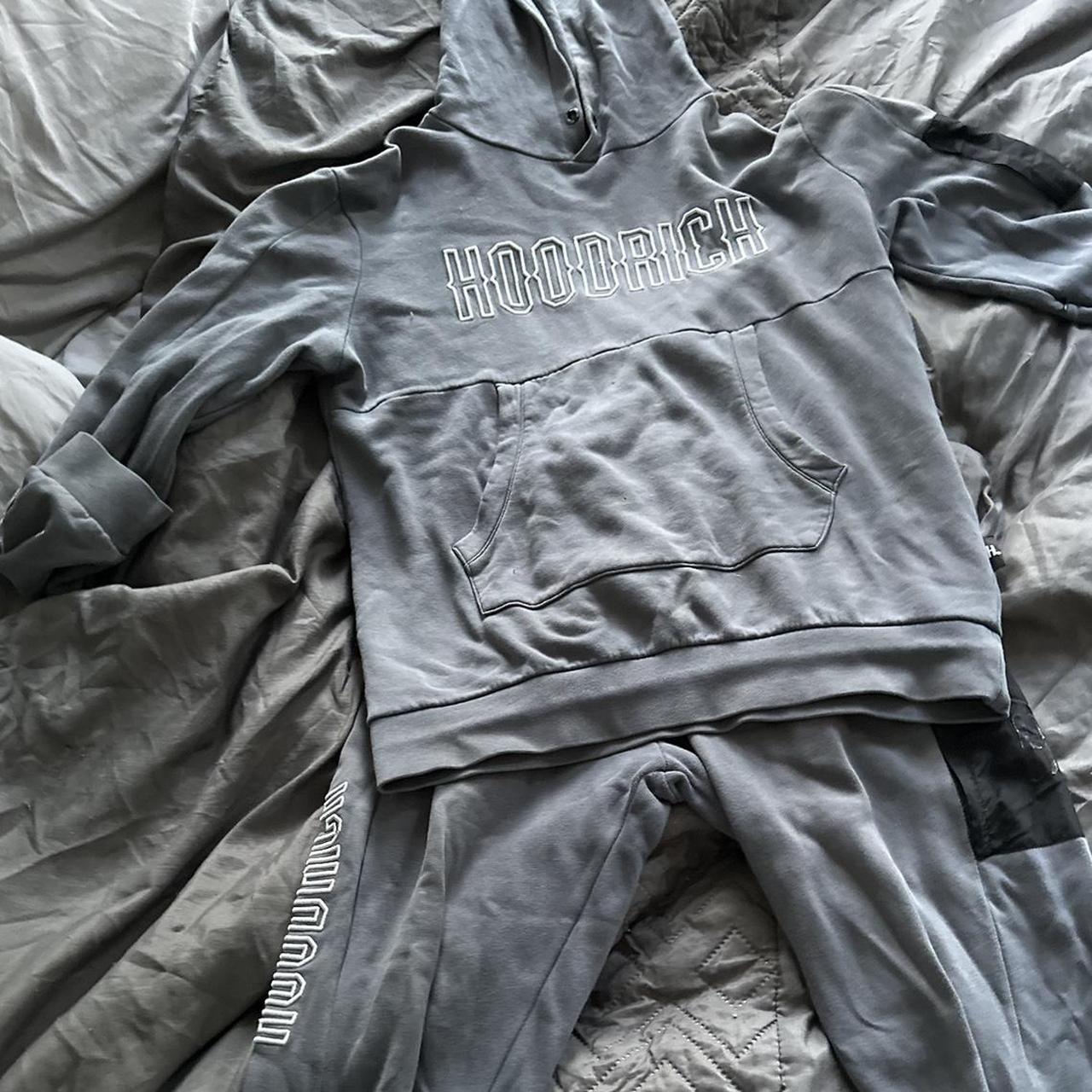 Hoodrich full tracksuit, slight wear and tear - Depop