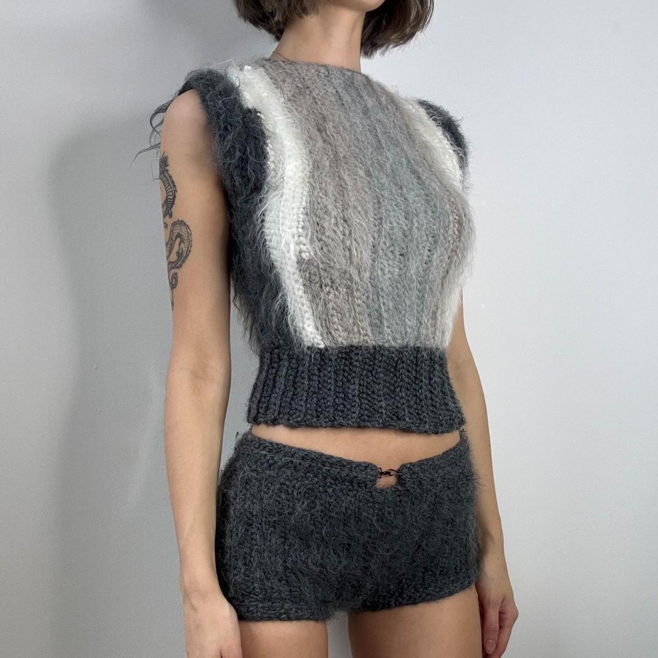 Handmade Faux Fur Micro Boy Shorts with hook & eye... | Depop