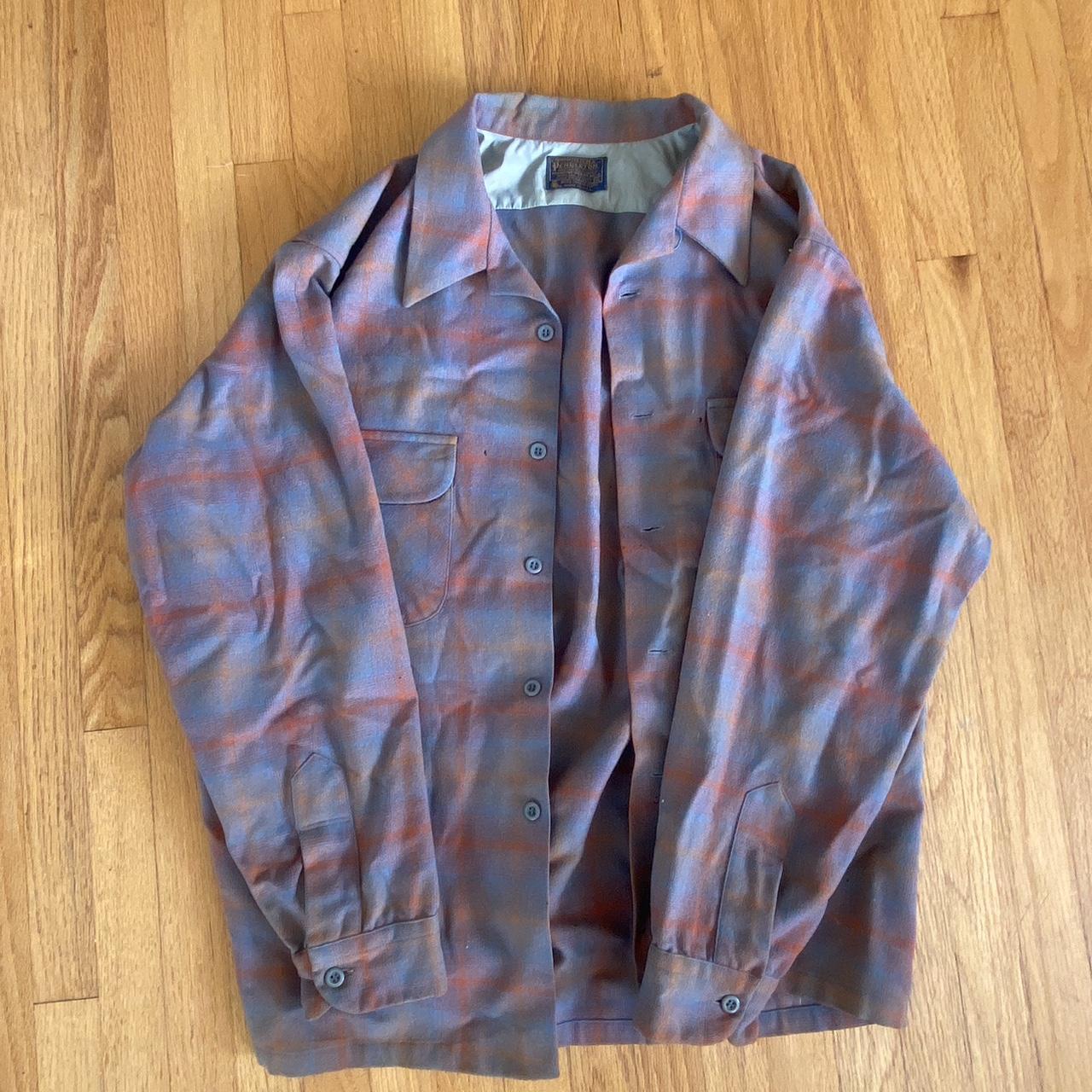 Vintage Plaid Virgin Wool Pendleton Flannel... - Depop