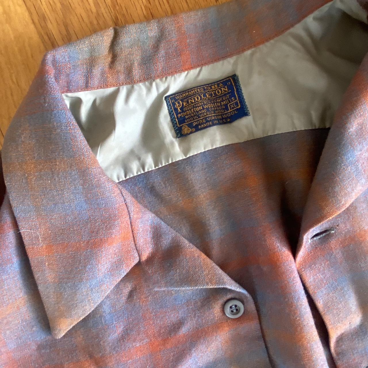 Vintage Plaid Virgin Wool Pendleton Flannel... - Depop