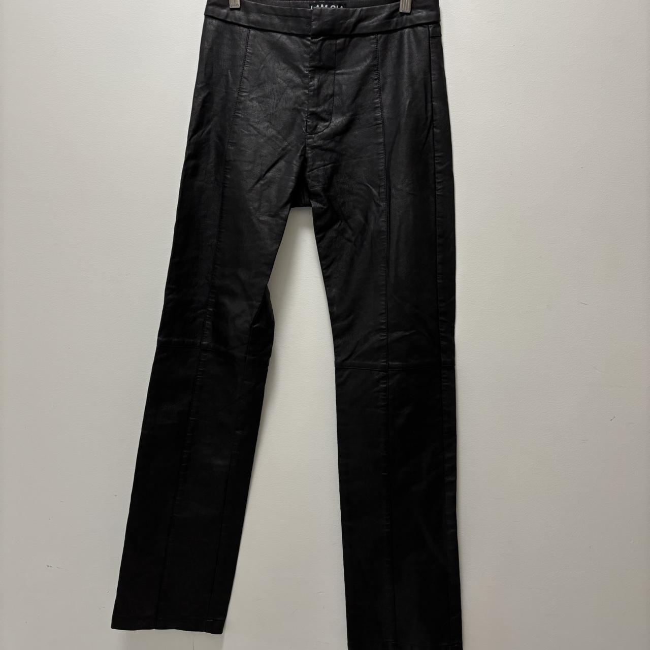 I.AM.GIA Saros black leather pants - Depop