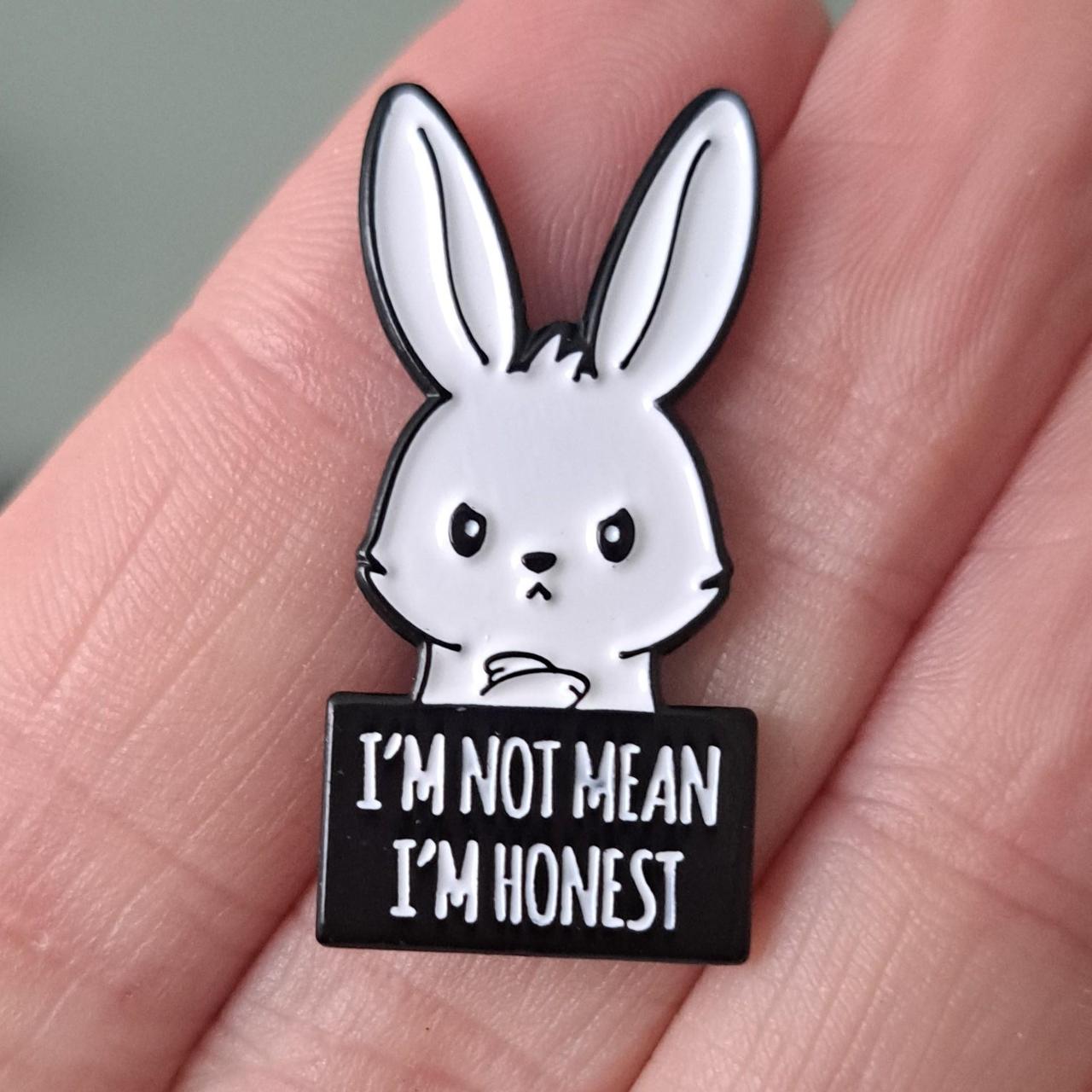 Cute funny enamel pin. #cute #pin #badge #enamel... - Depop
