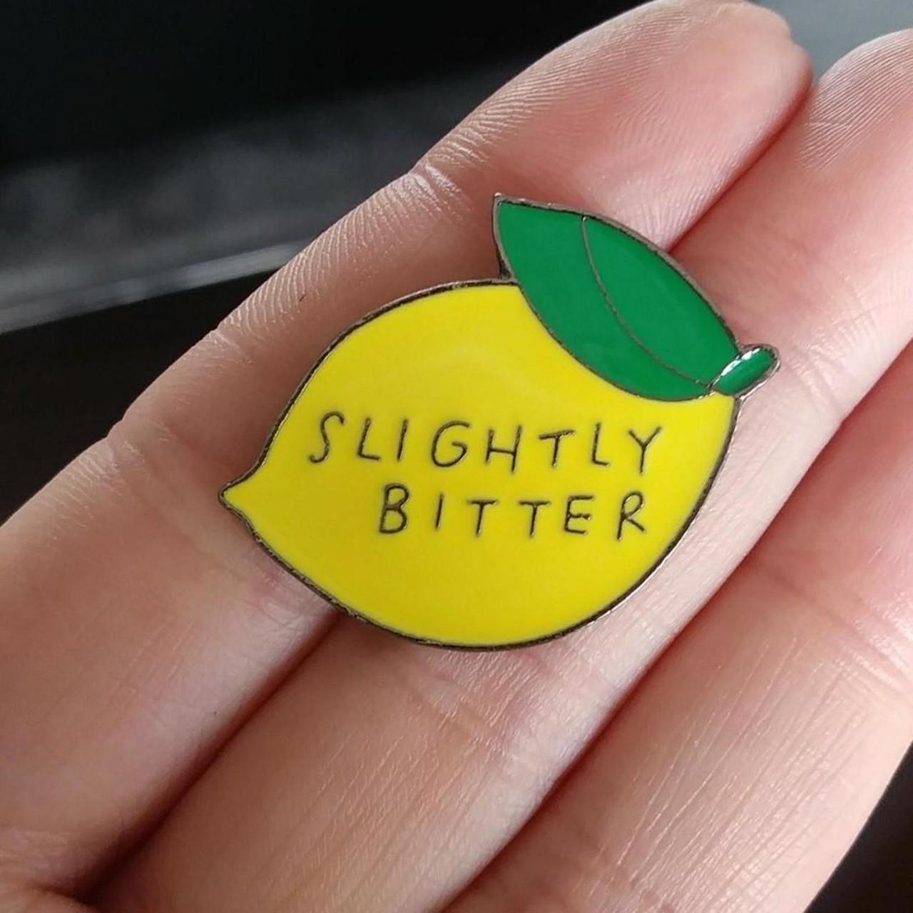 lemon enamel pin badge #lemon #enamelpin #pin... - Depop