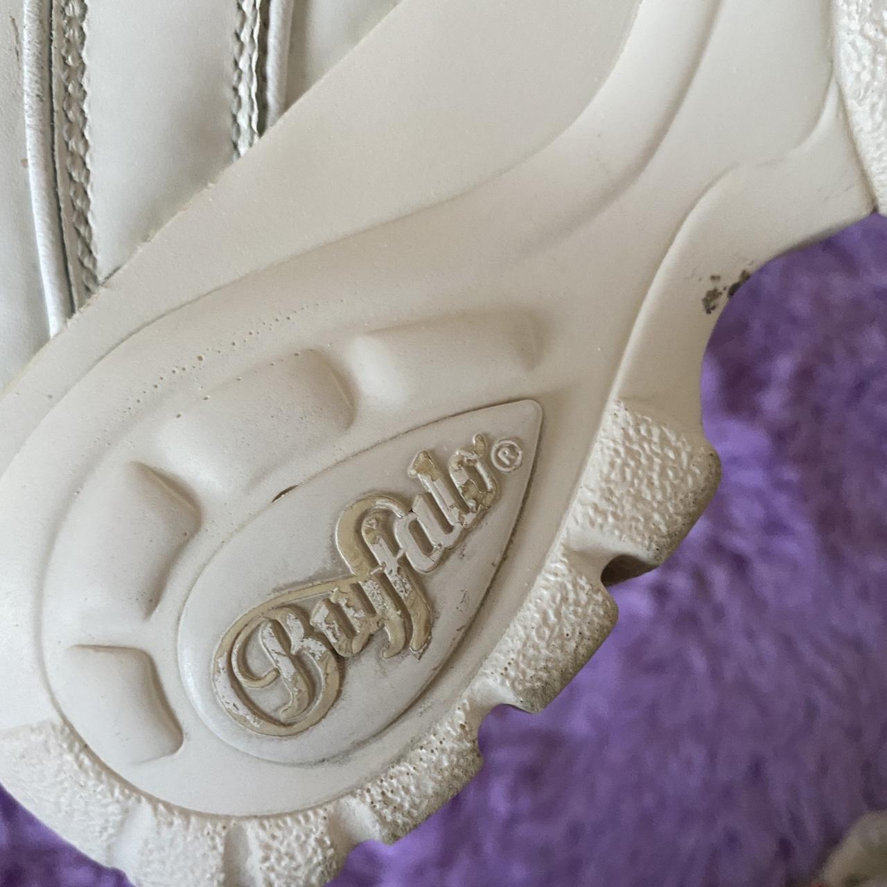 classic white buffalo london platform sneakers... - Depop