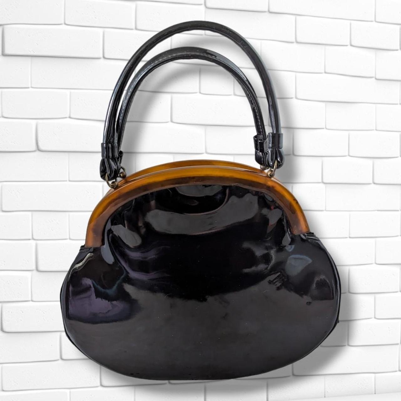 60s Mod Purse Vintage Lewis 60s Mod Lucite Frame... - Depop