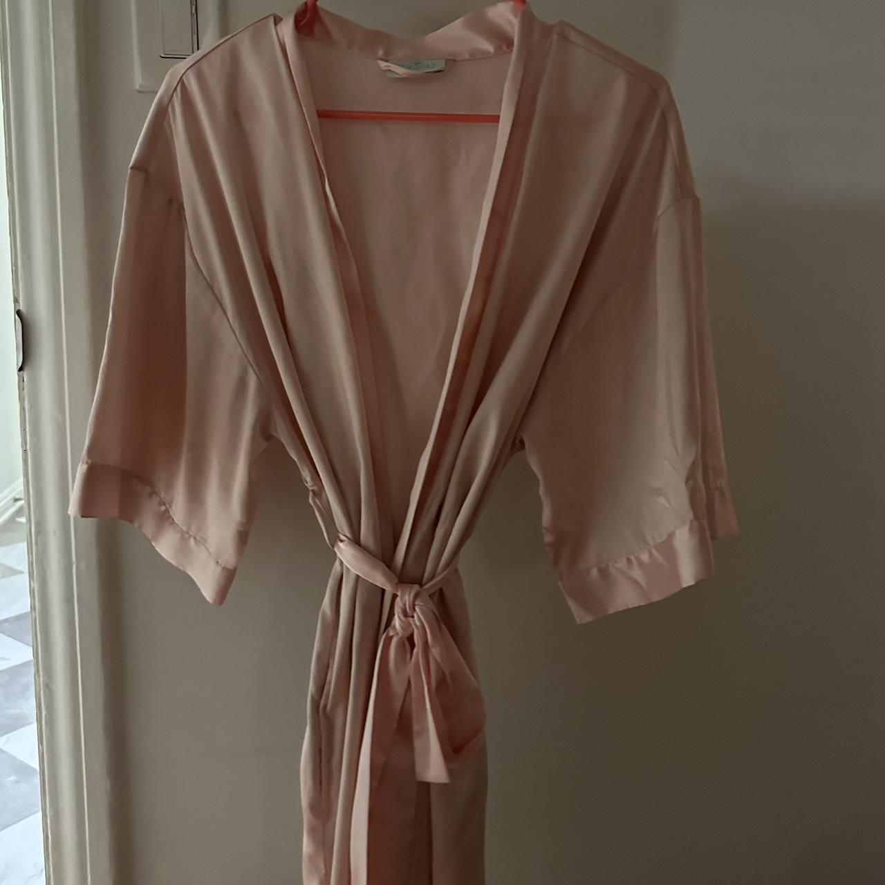 Light pink silk robe. Super pretty and girly I just... - Depop