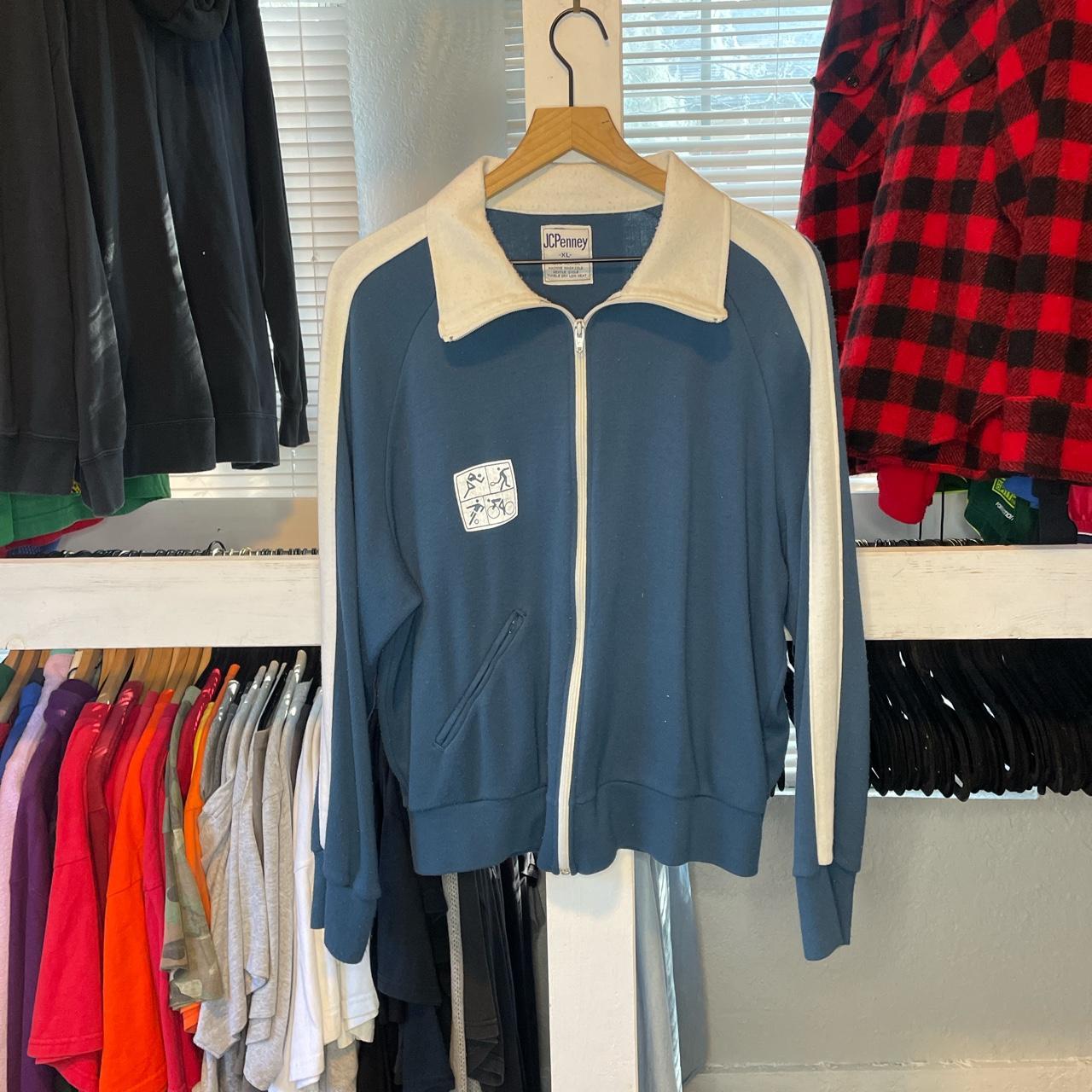 80’s JC penny Vintage zip up in great condition 25... - Depop