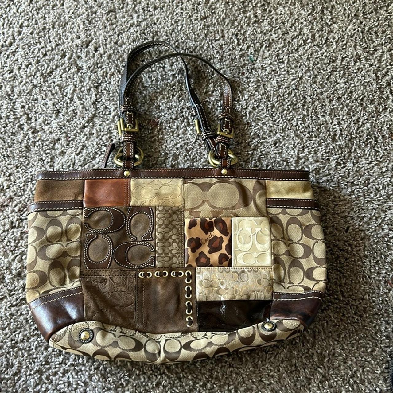 Y2K Rare Coach Signature Patchwork Limited Edition... - Depop