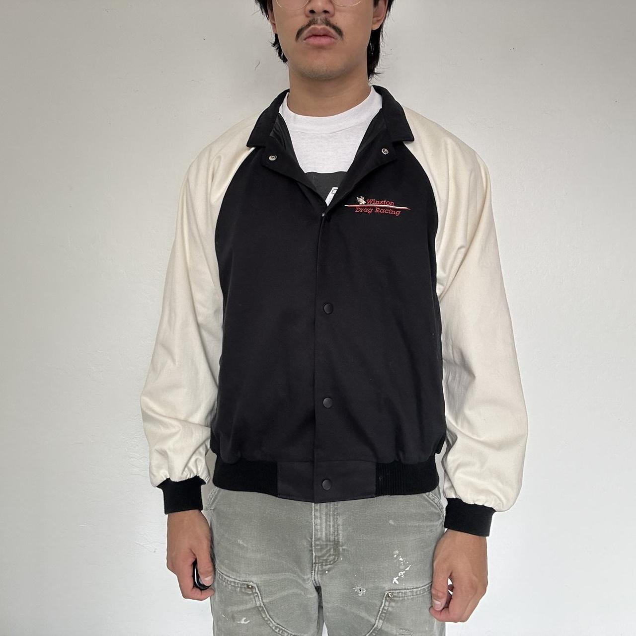 Vintage 90s Winston Drag Racing jacket -Model is... - Depop