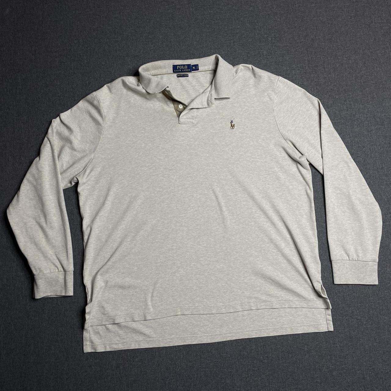 Polo Ralph Lauren Men's Cream Polo-shirts | Depop