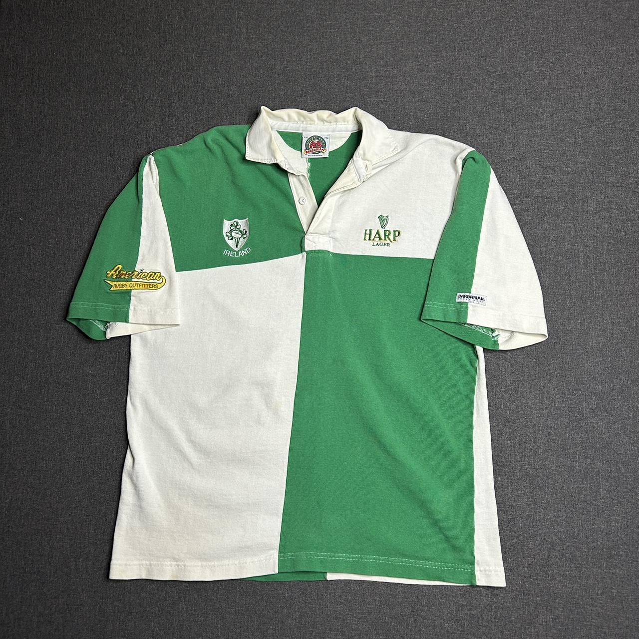 Vintage 90’s Ireland Polo Rugby “ Ireland , Harp... - Depop