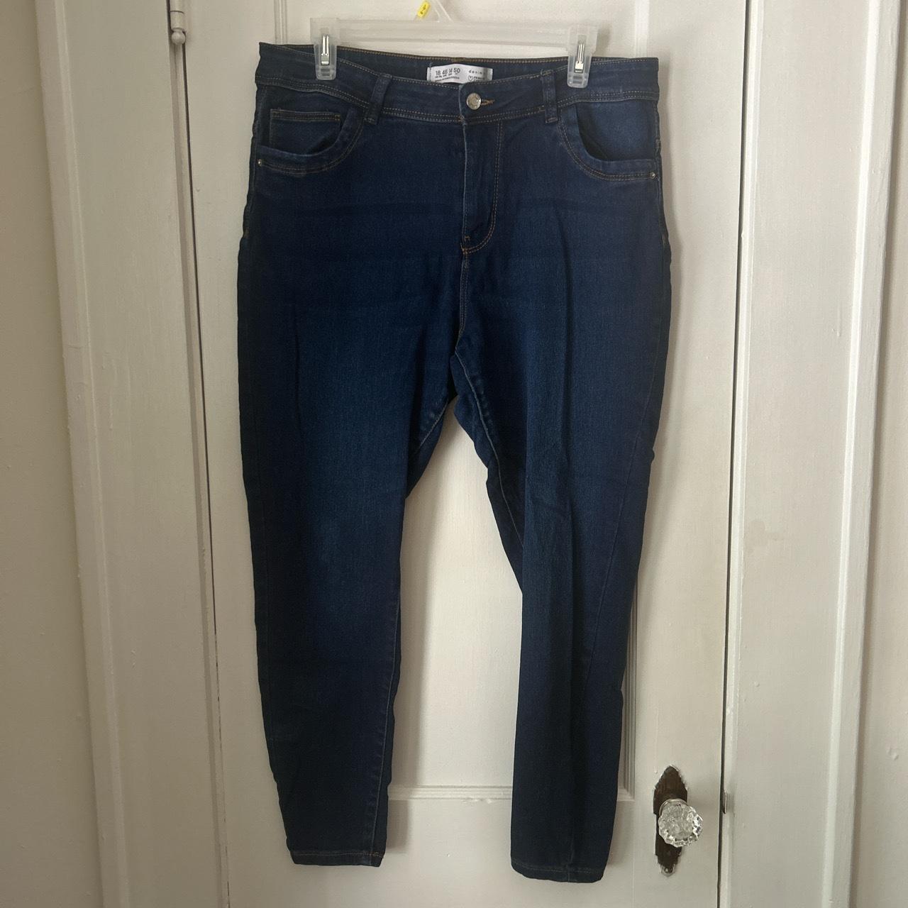 Dark was denim skinny jeans from Primark. Worn a few... - Depop