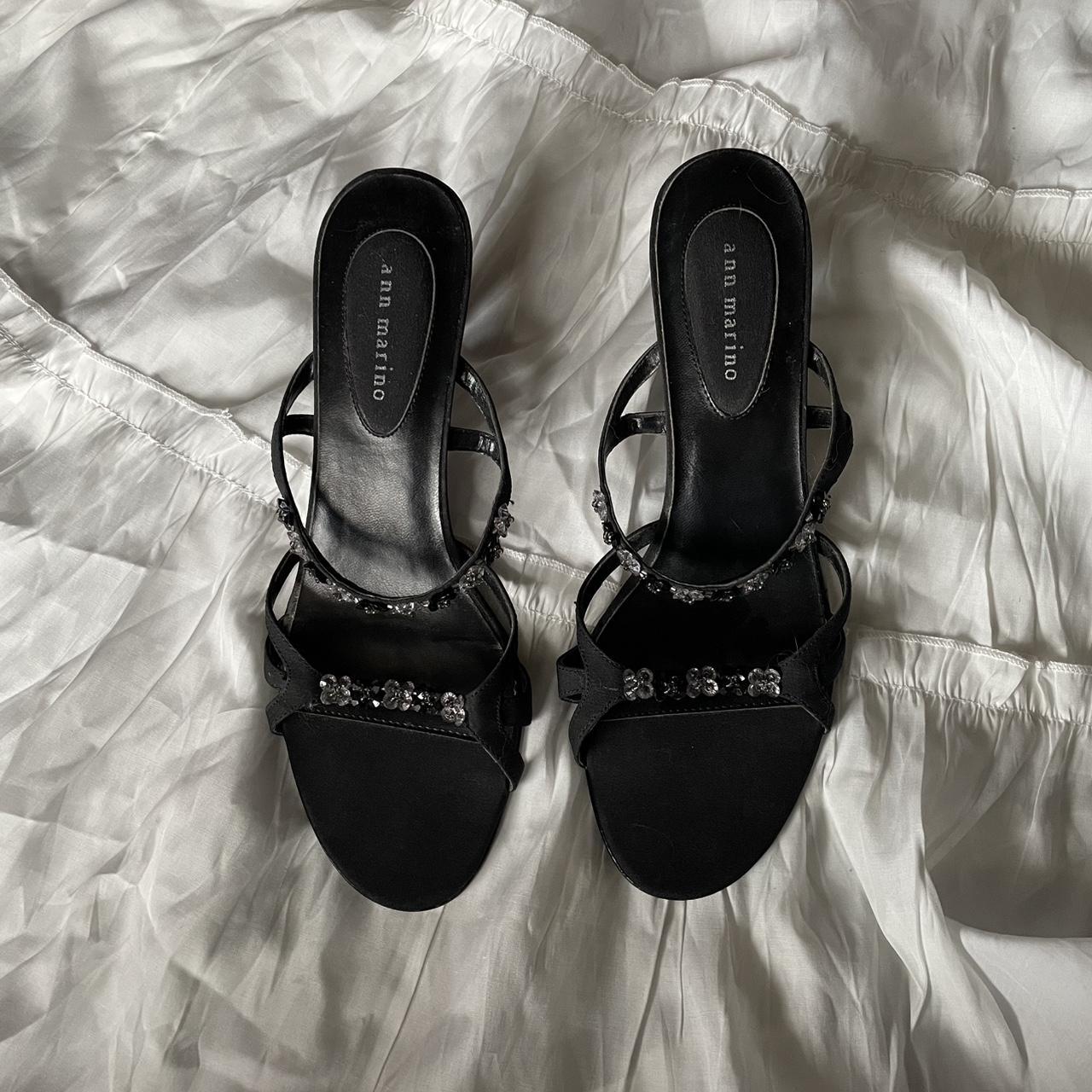 IT girl black kitten heals these kitten heals have... | Depop