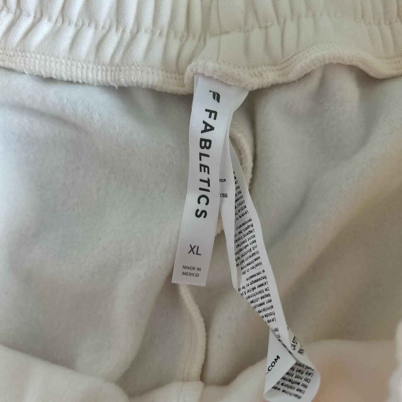 XL cream fabletics joggers sweatpants brand new... - Depop