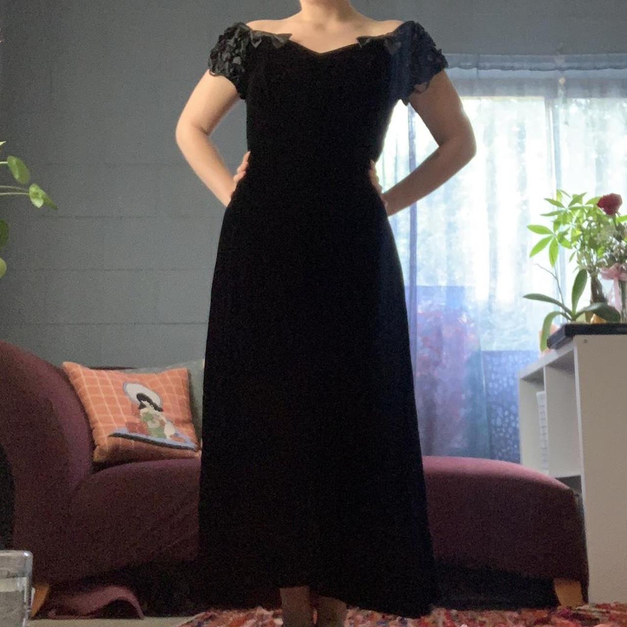 Moda International Women's Black Dress | Depop