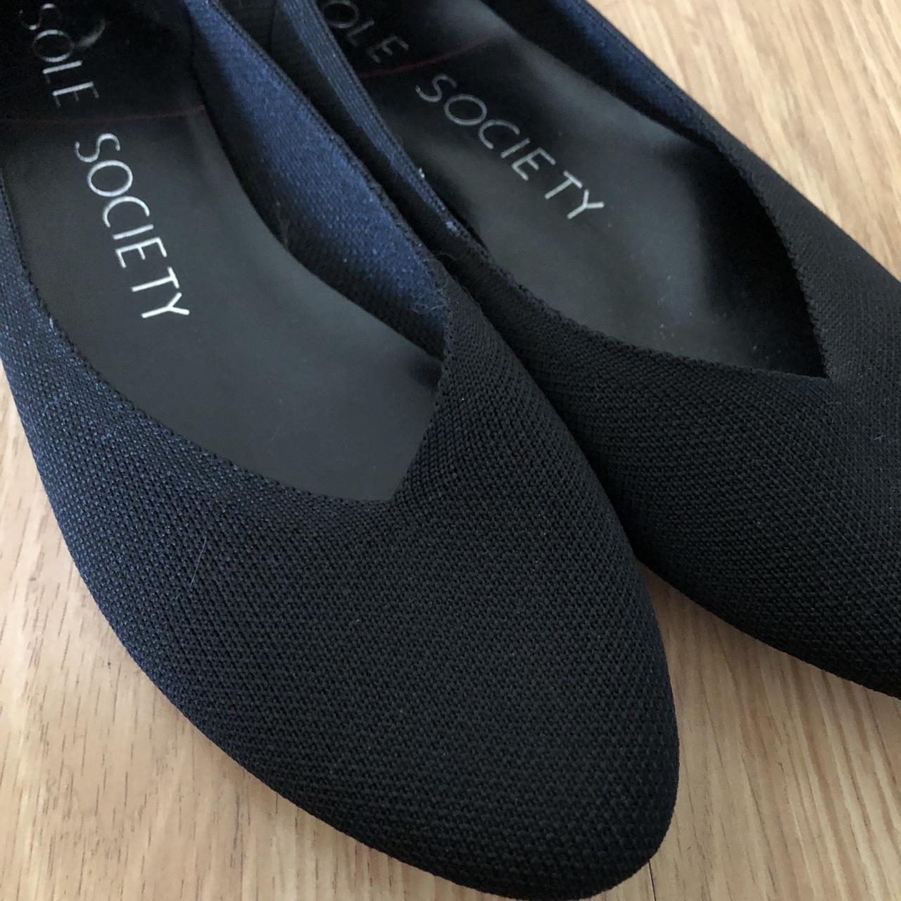 Black Pointy Ballet Flats Sole society flats ,... - Depop