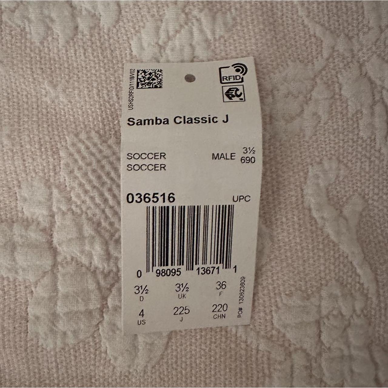 adidas samba classic shoes🤍 size 4... - Depop