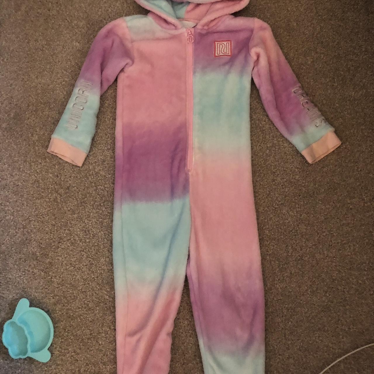 River island unicorn onsie worn couple times like... - Depop