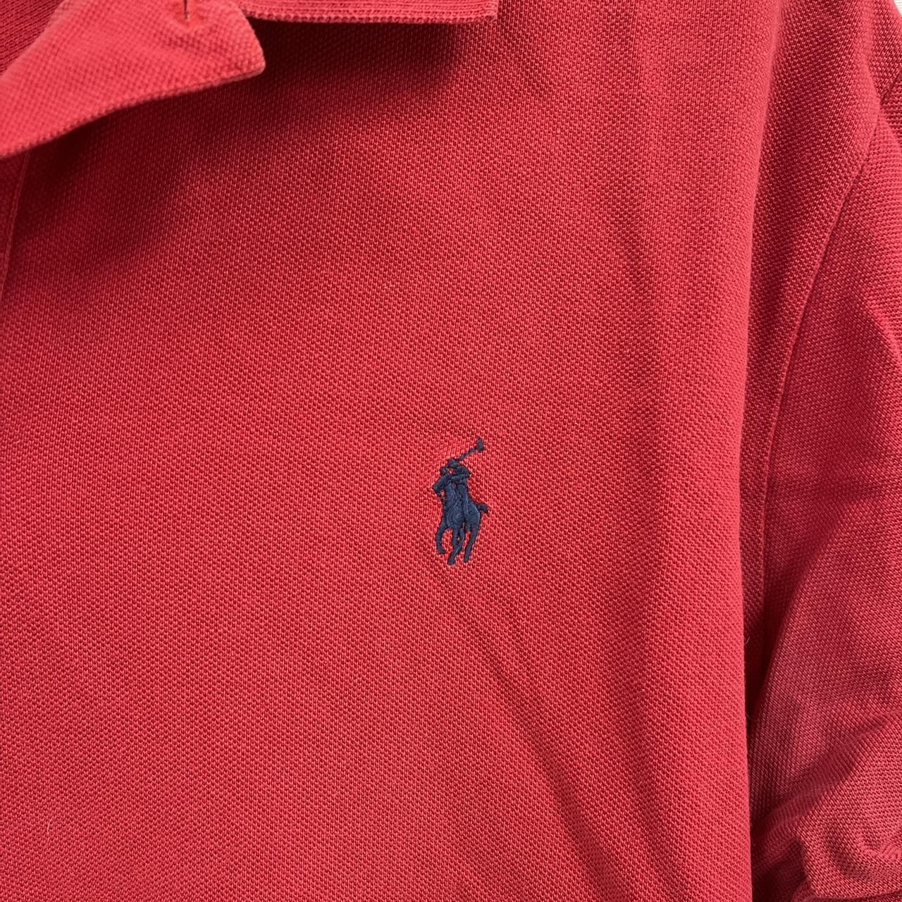 Polo Ralph Lauren Red Polo Shirt Mens size XXL Very... - Depop