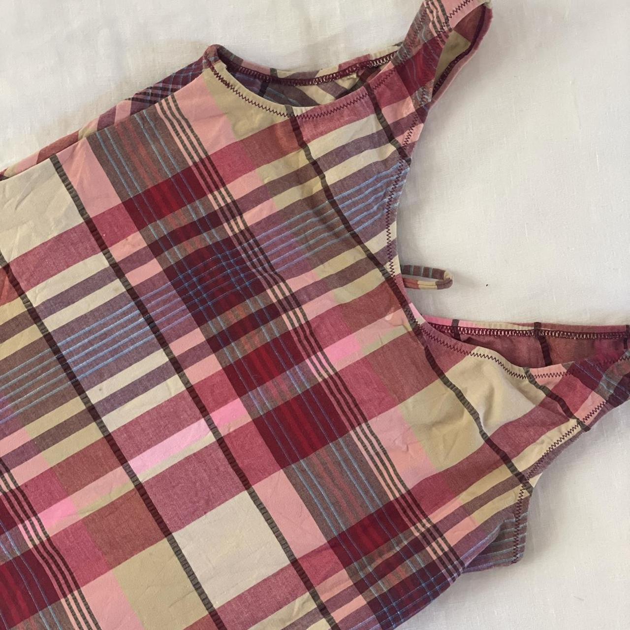 Vintage checkered singlet |size 8| #vintage... - Depop