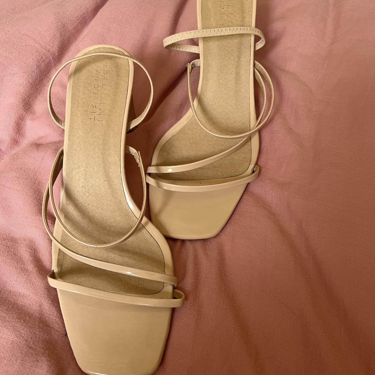 Billini wide fit heels size 10 Worn twice really... - Depop