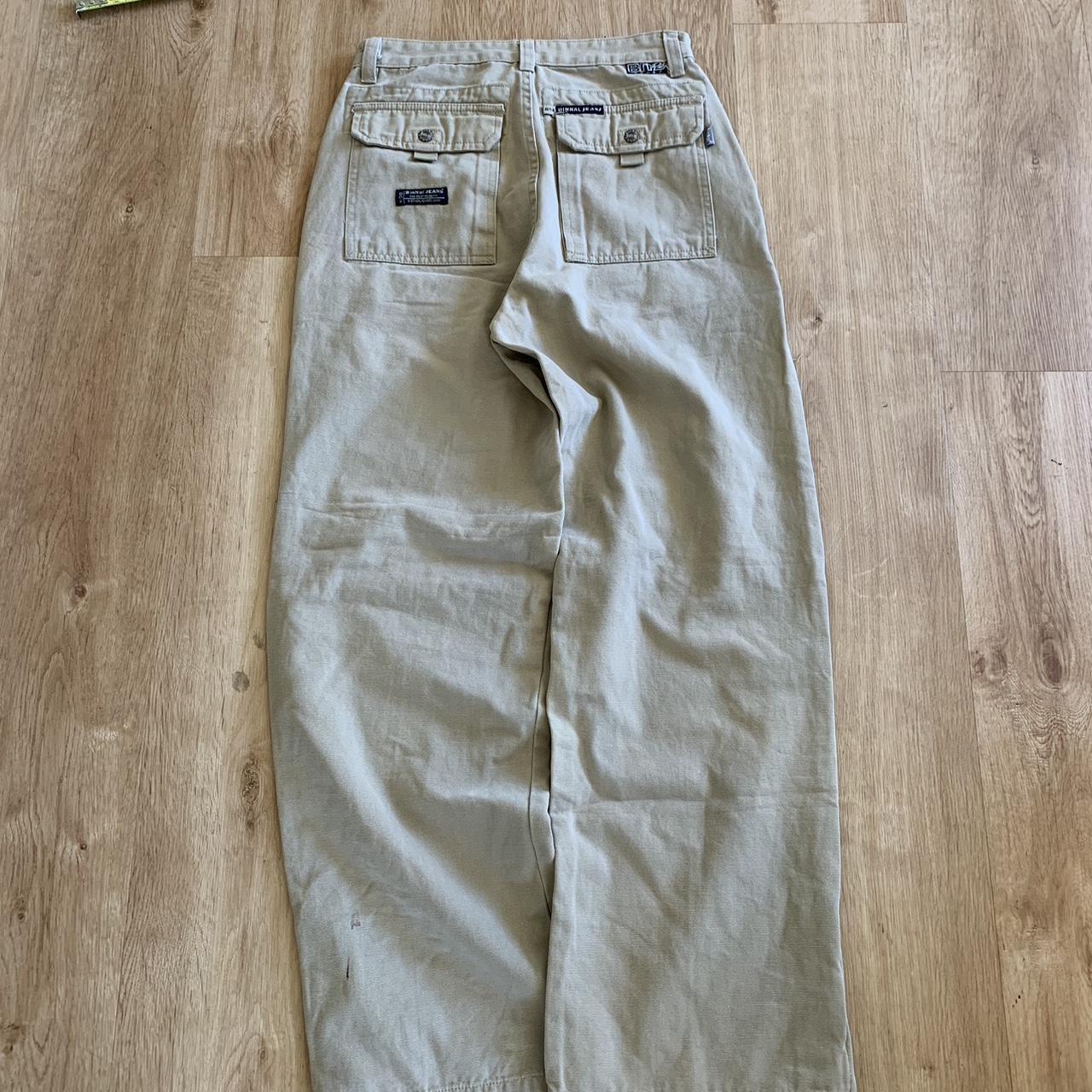 Vintage y2k wide leg jeans 12 inch opening Fit... - Depop