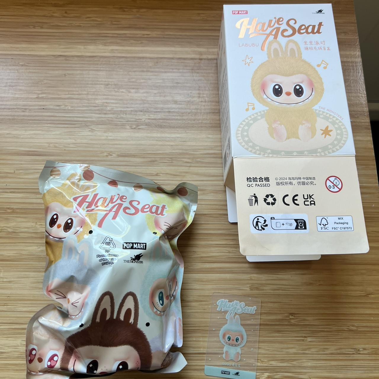 POPMART 🩵💙💚 Labubu Blind Box Series “Have a Seat” V2... | Depop