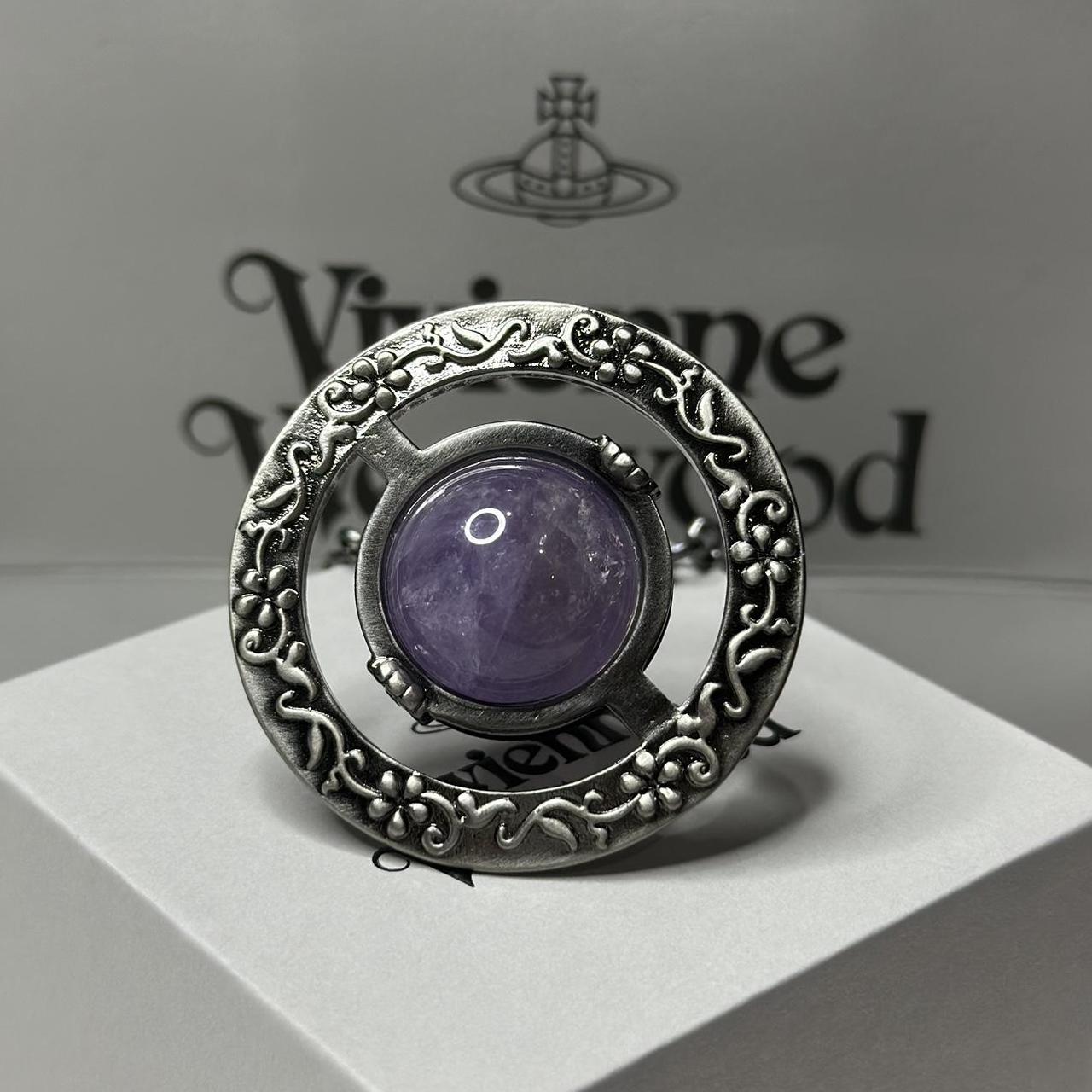 Vivienne Westwood #FlowerAmethyst GIANT purple orb... | Depop