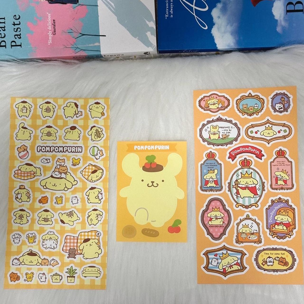 Pompompurin sticker bundle - includes 6 sheets,... - Depop