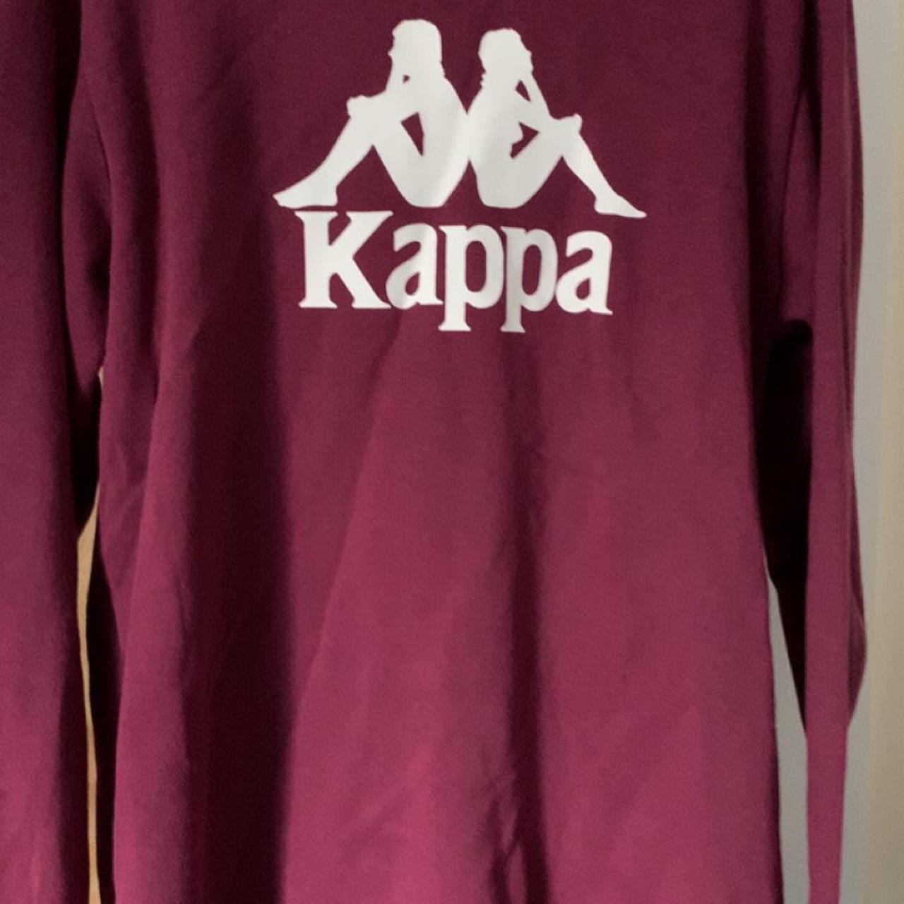 Kappa maroon sweatshirt Barely worn Size xl but... - Depop
