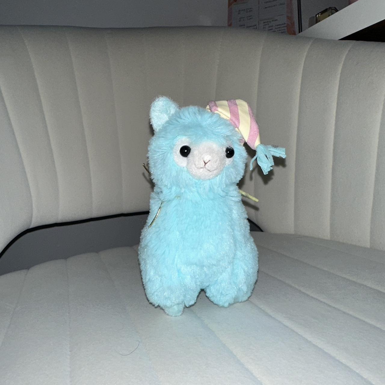 Blue stuffed llama store