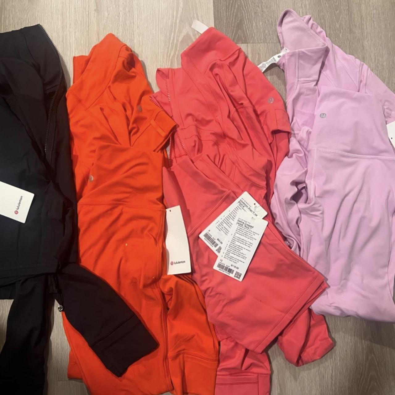 Lululemon multicoloured leggings and top set. Four sets - Depop