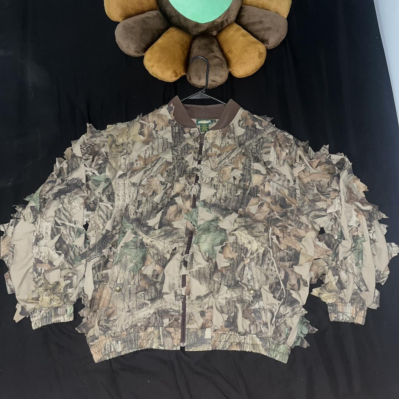 FOREST FATIGUE CAMO HUNTING JACKET cool light... - Depop