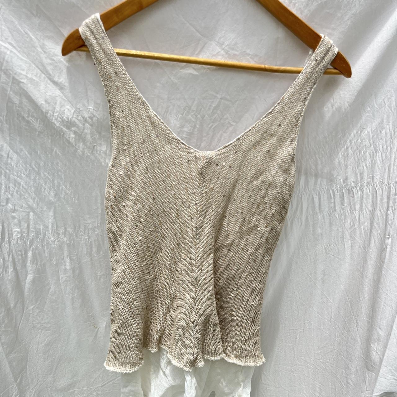 Vintage linen top ~ Stunning Italian linen top... - Depop