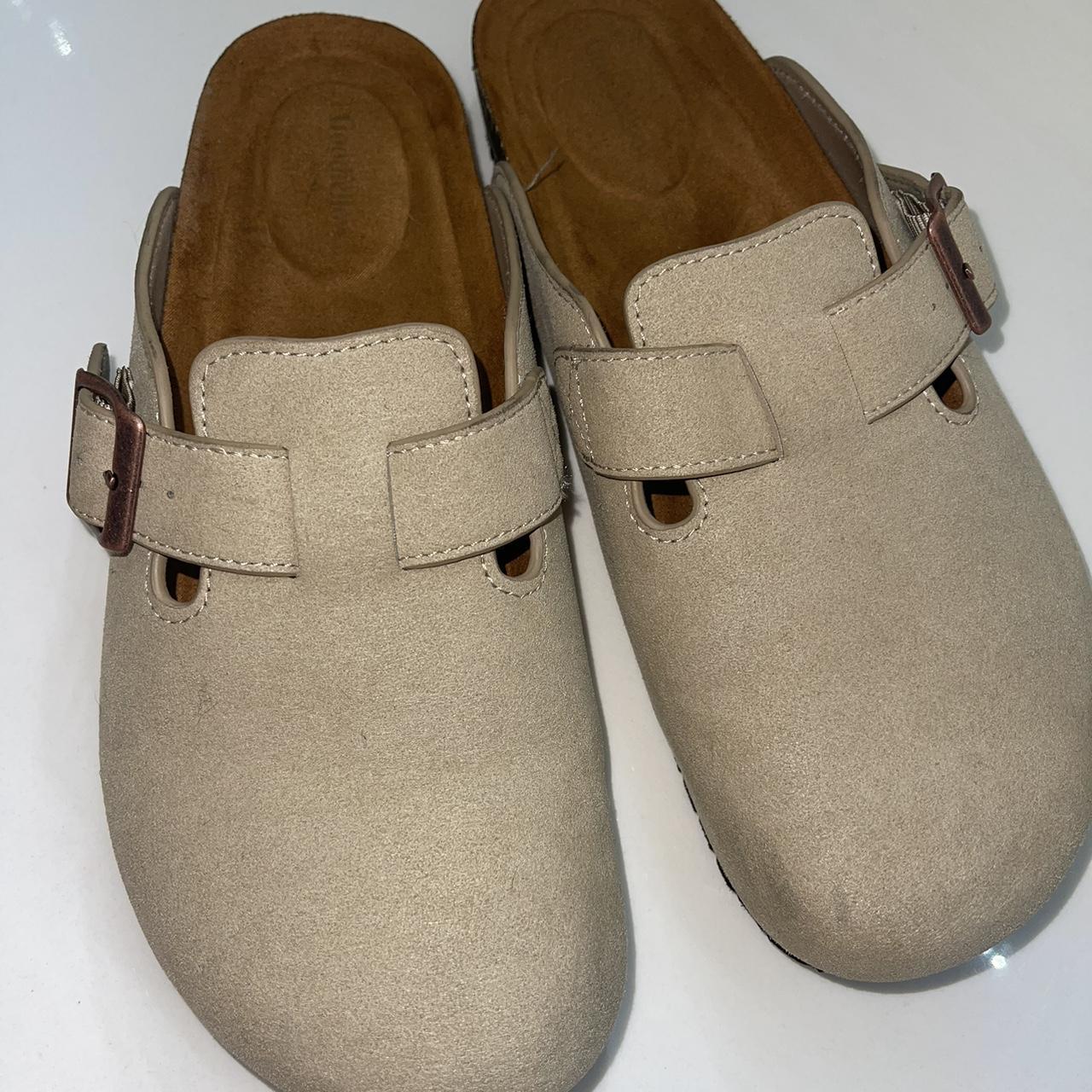 Good Fellow Cream clogs #clogs - Depop