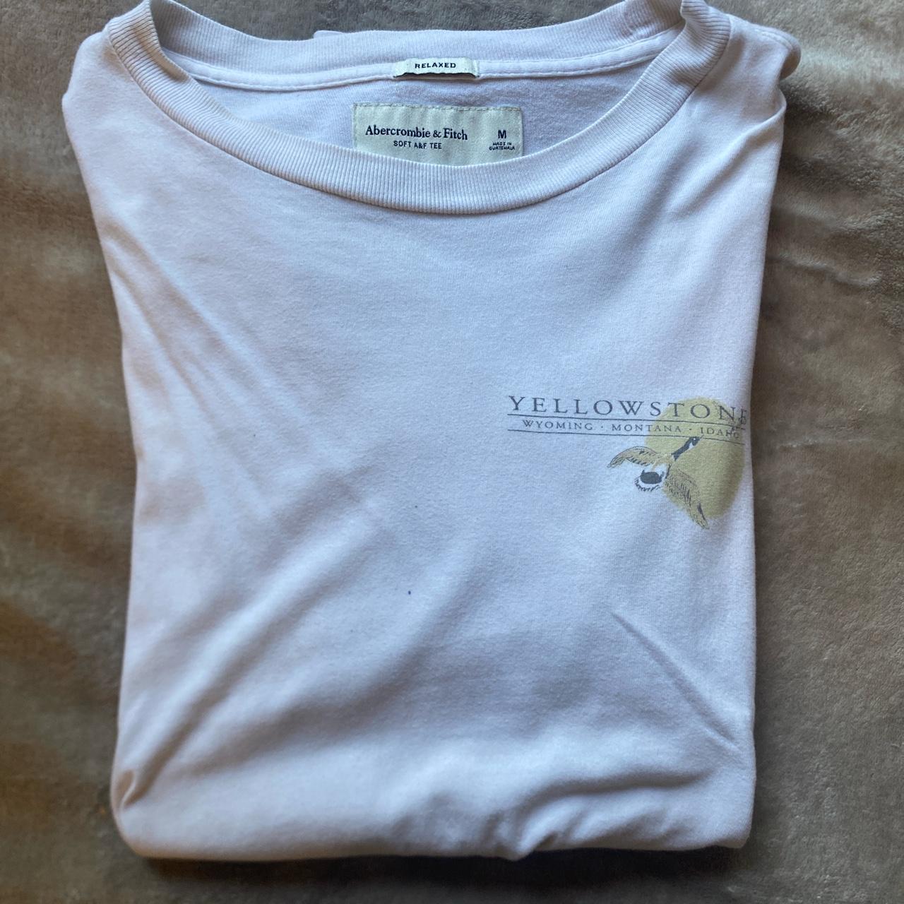 Abercrombie & Fitch Relaxed fit Yellowstone tshirt.... - Depop