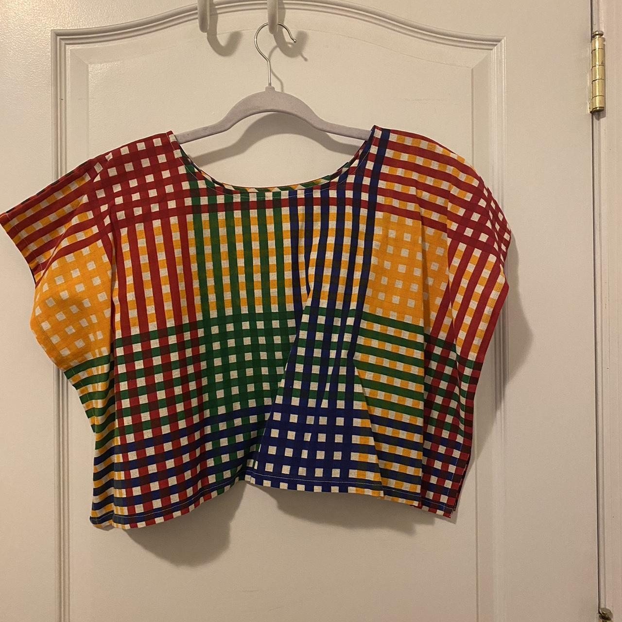 NBNW crop top! #clowncore #NBNW #norblacknorwhite - Depop