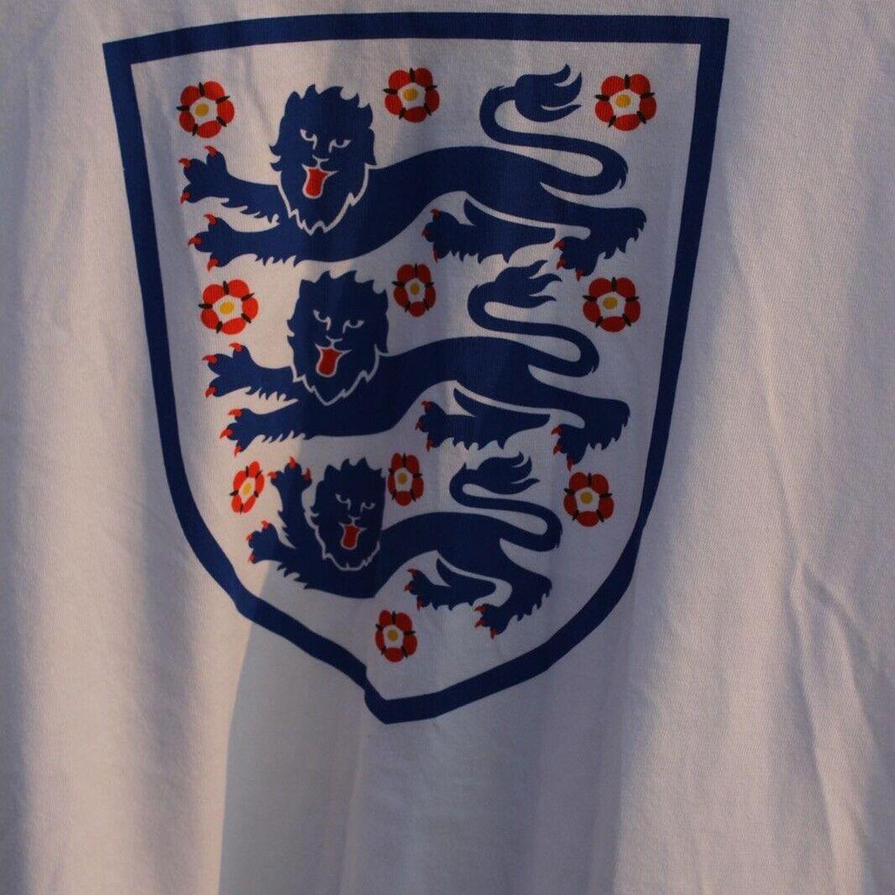 England Football Team Nike T shirt Large White footy... - Depop