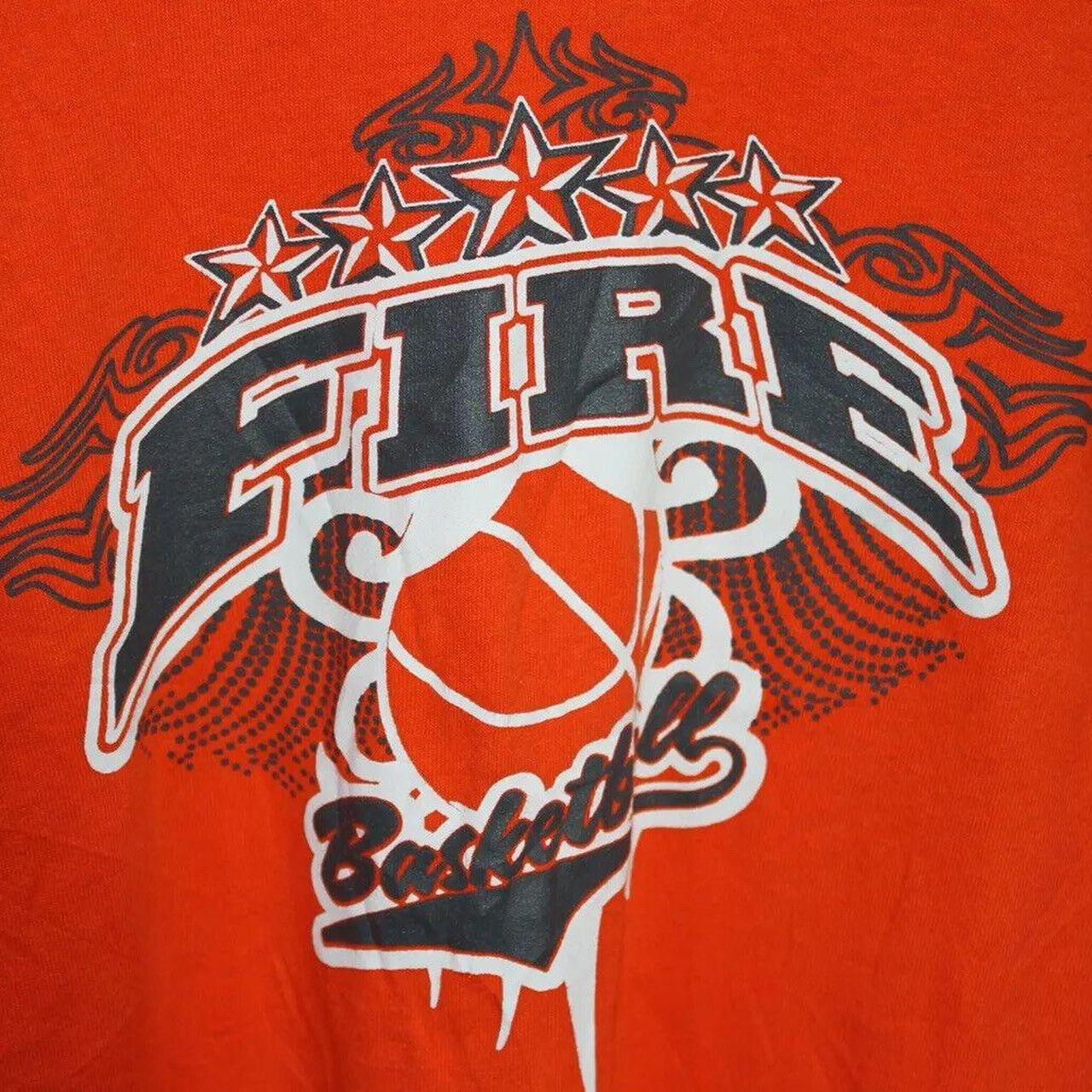 NBL T-SHIRT XL Orange Basketball Mens FIRE... - Depop