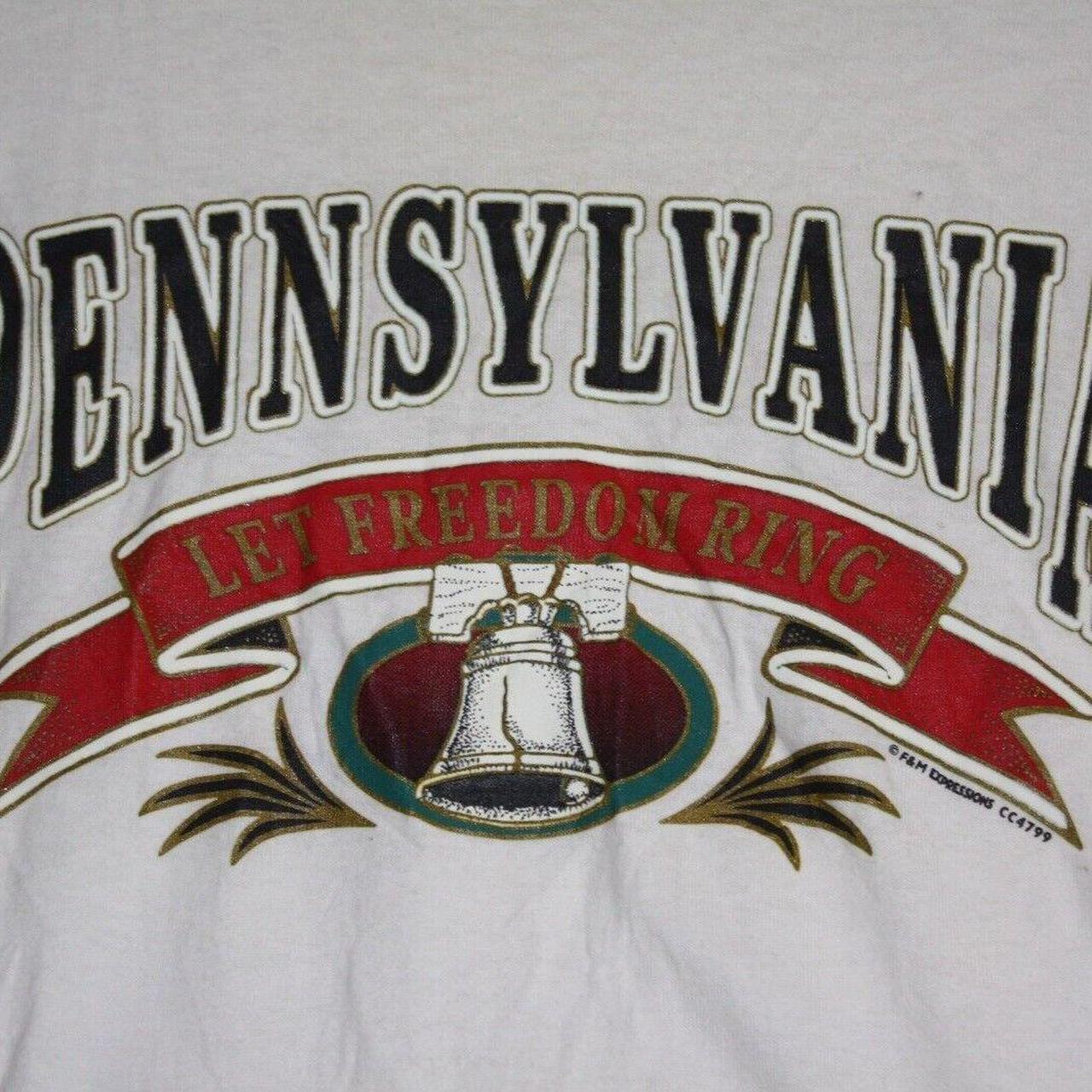 PENNSYLVANIA - LET FREEDOM RING T-Shirt Vintage... - Depop