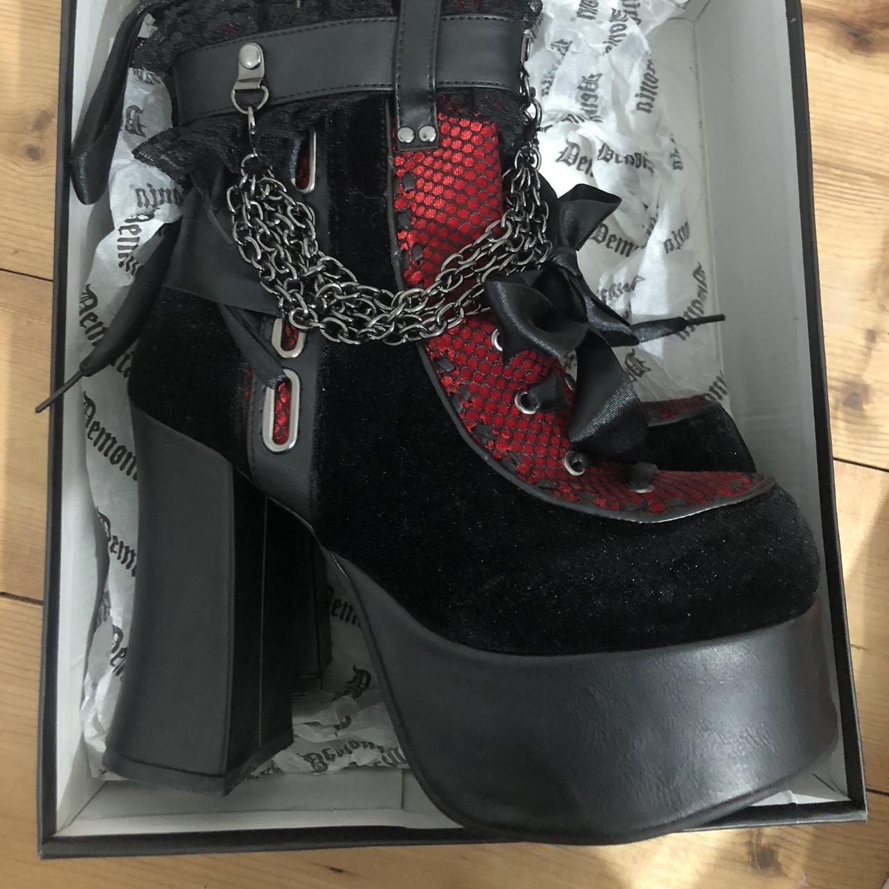 Demonia Charade 110 Platform Goth Heels Only Worn Depop