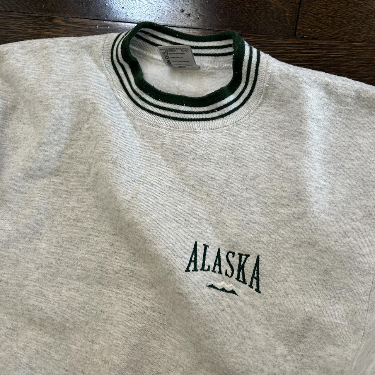 Oneita Men's Grey Sweatshirt | Depop