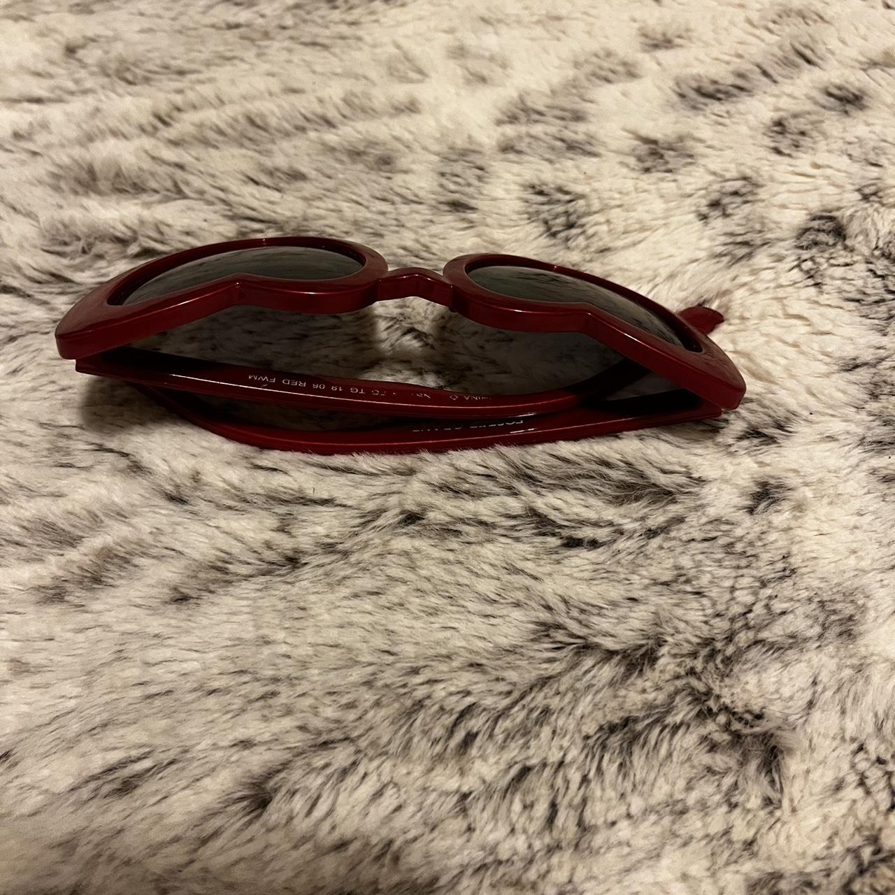 lana del rey coded heart sunglasses ️ no scratches... - Depop