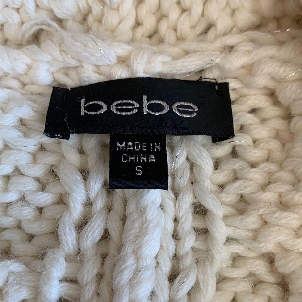 Beautiful cable knit cream color bolero crop sweater... - Depop